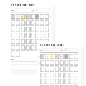 Book Challenge Printable, 100, 50, 30 Book Challenge, 25 Book Challenge ...