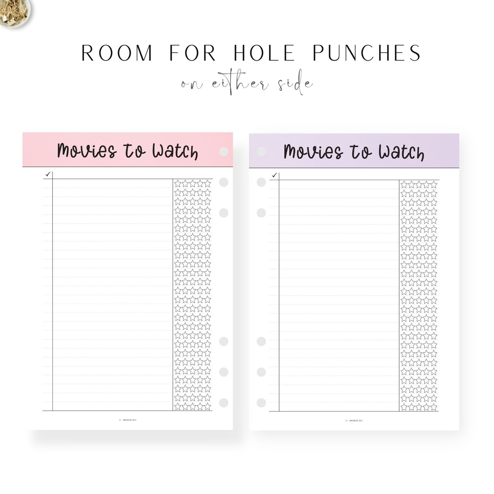 Printable Movies to Watch, Watch List Template, Movies to Watch List ...