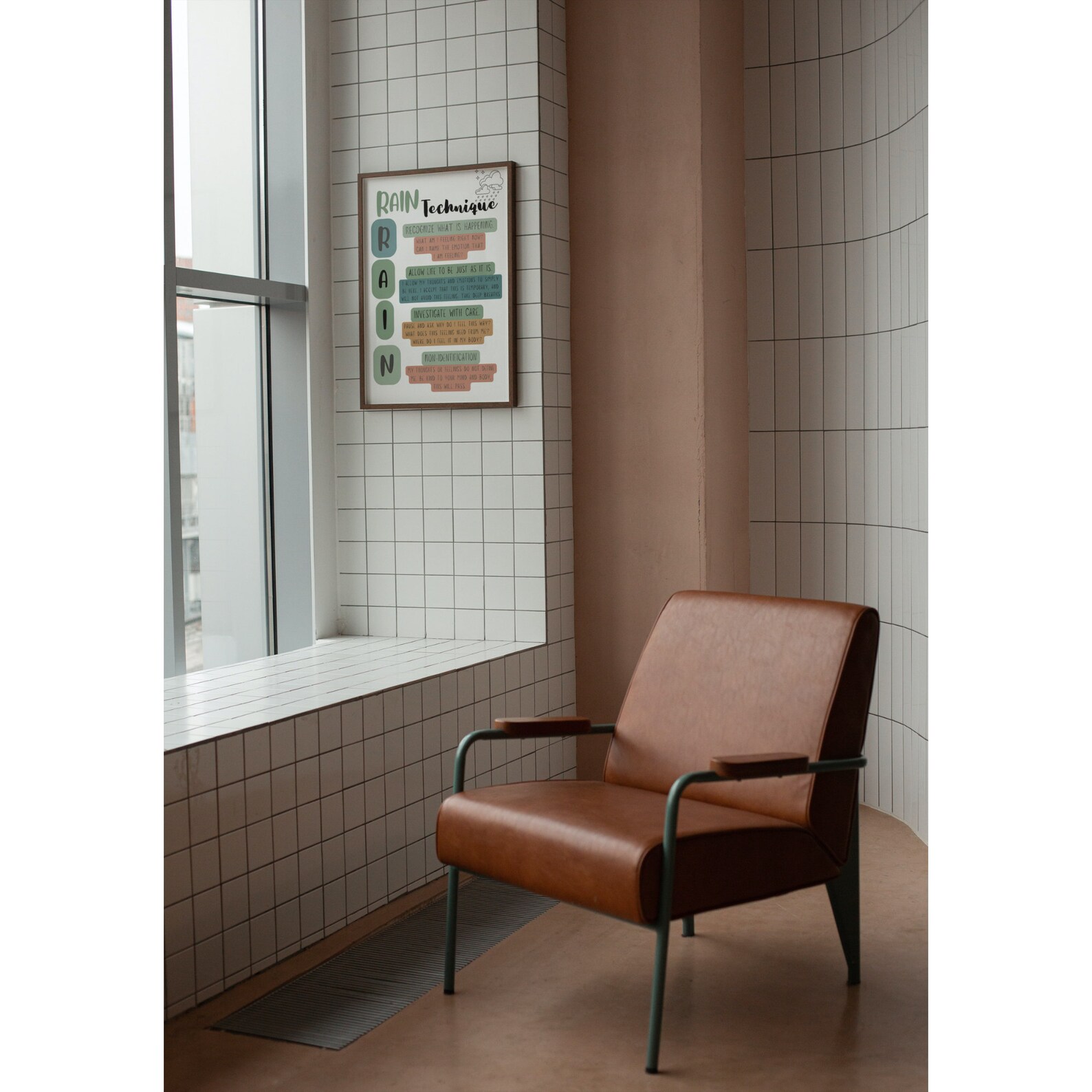 Rain Technique Poster Emotional Regulation School Counselor Therapy ...