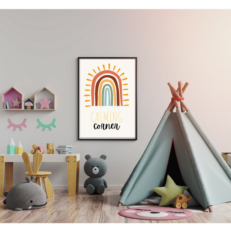 Calming Corner Poster Digital Download Classroom Daycare Playroom ...