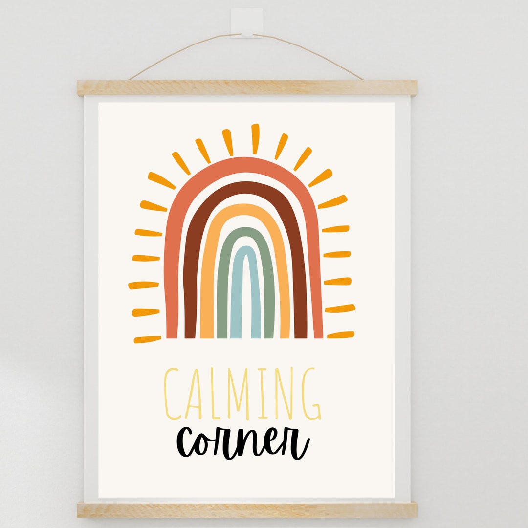 Calming Corner Poster Digital Download Classroom Daycare Playroom ...