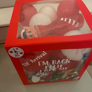 Elf Arrival and Treat Box Personalised With Treats - Etsy