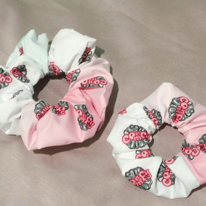 Custom Logo Scrunchies: Salon Anniversary Hair Tie Gift - Etsy