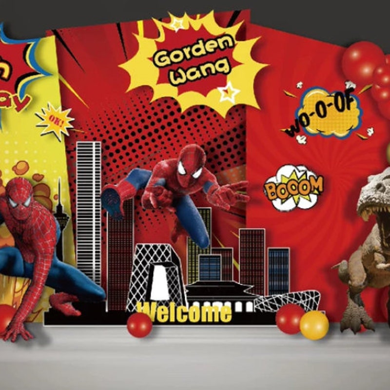 Super Hero Backdrop - Etsy