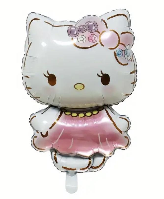 5' DIY Cute Kitty Cat Balloon Bouquet, Balloon Column, Girl Birthday ...