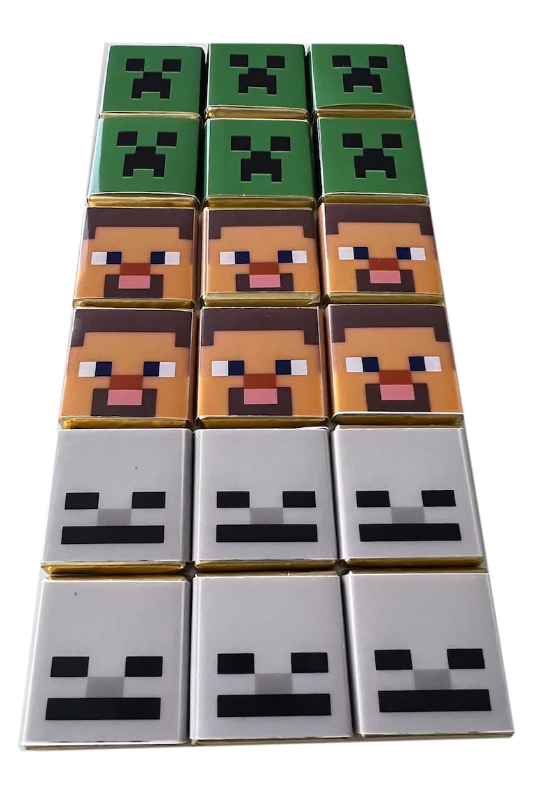 Minecraft Chocolate Gift Box - Etsy