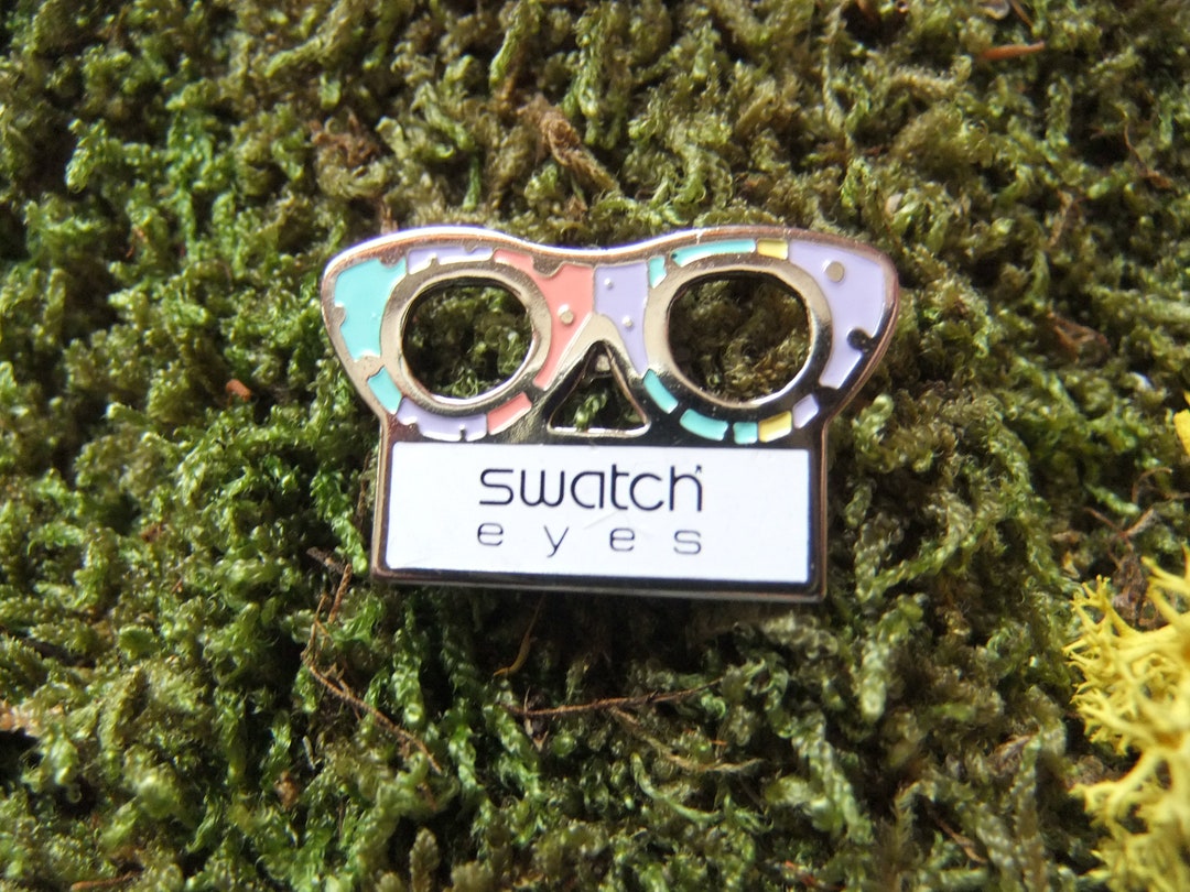 Pin SWATCH Eyes Glasses Fashion Accessory Promotional Item Collector - Etsy