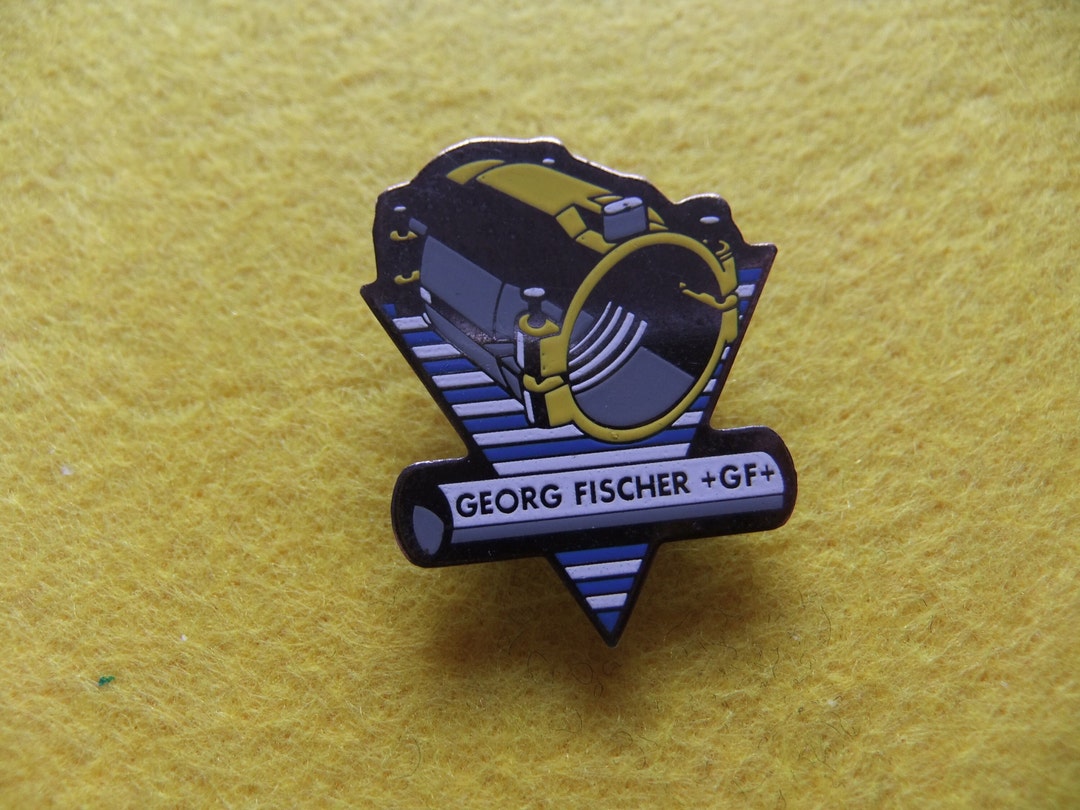 Rare Pin Badge GEORG FISCHER GF Fittings Industry Collectors ...