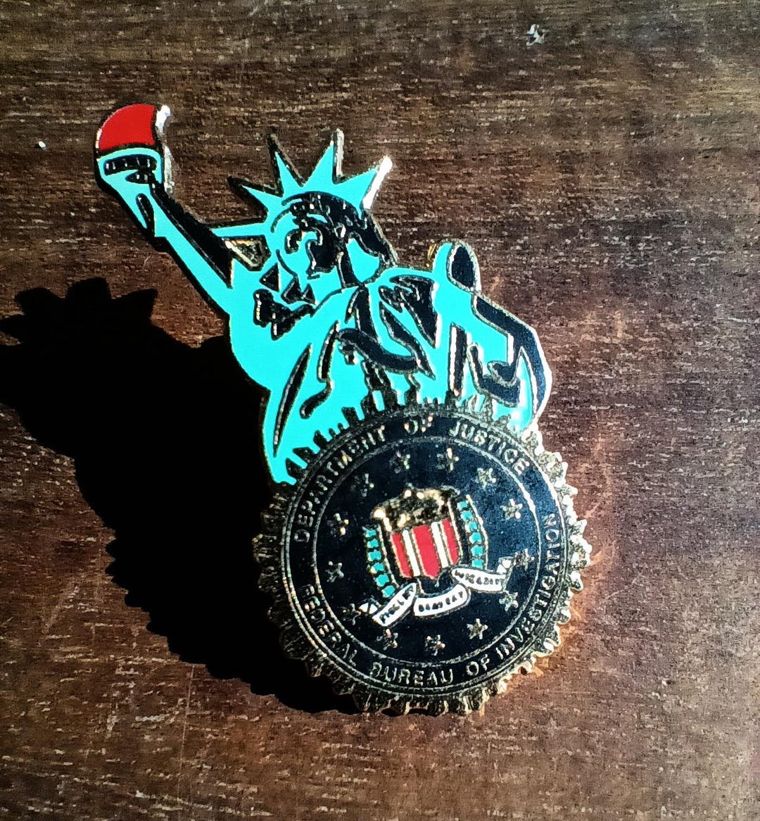 Lapel Pin FBI Department of Justice Collector Justice Laws - Etsy