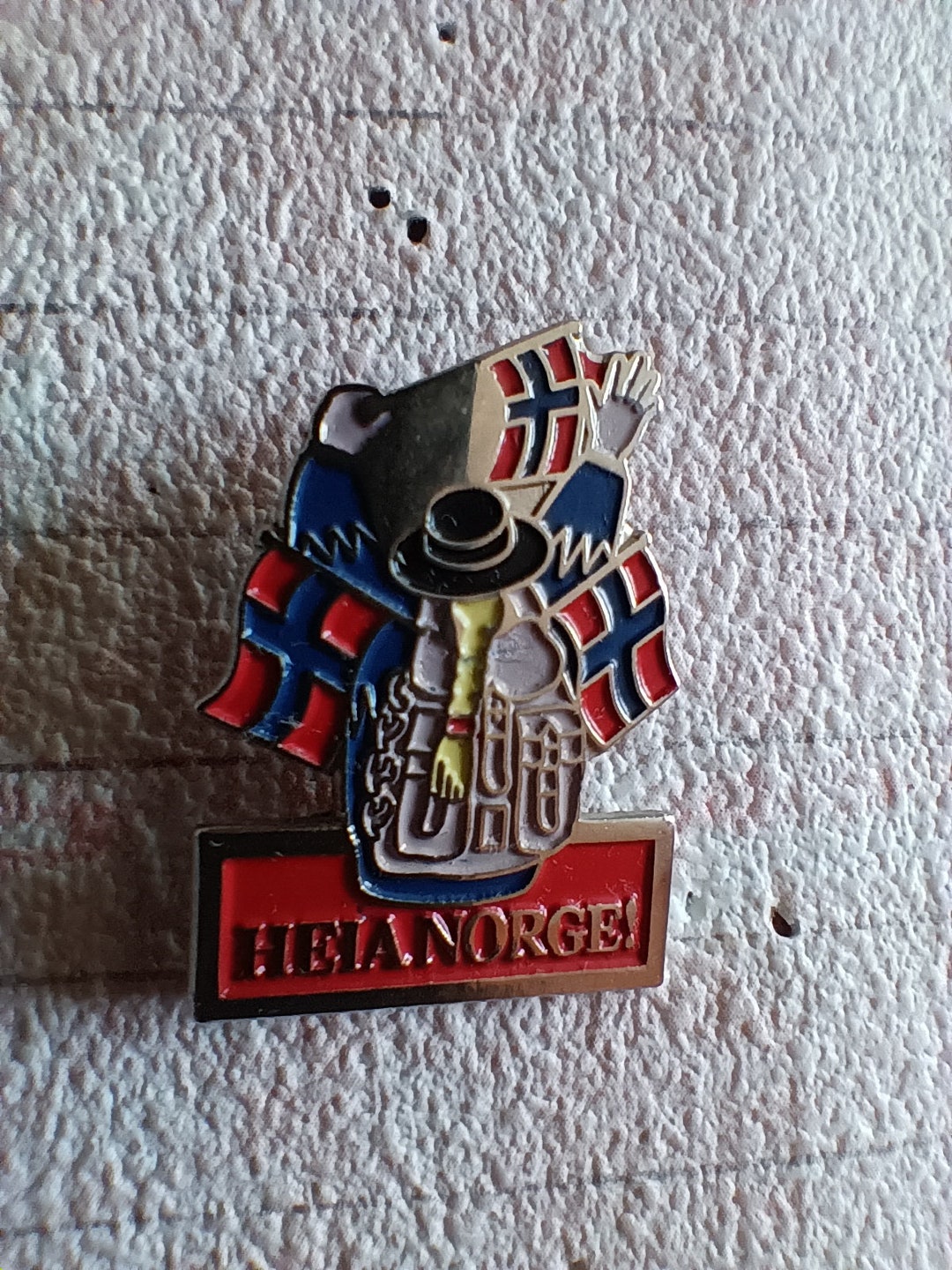 Pin Badge HEIA NORGE Norway Flag World Tourism Collector Countries - Etsy