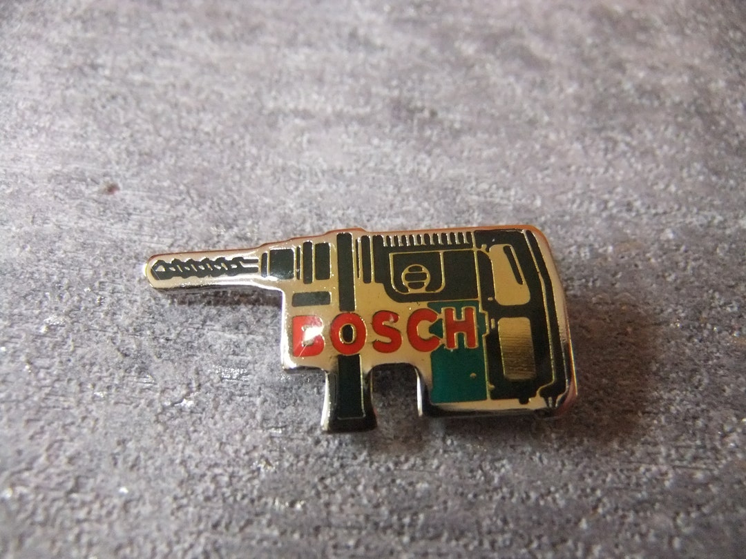Pin Badge Drill Bosch, Vintage, 90s, Collector - Etsy
