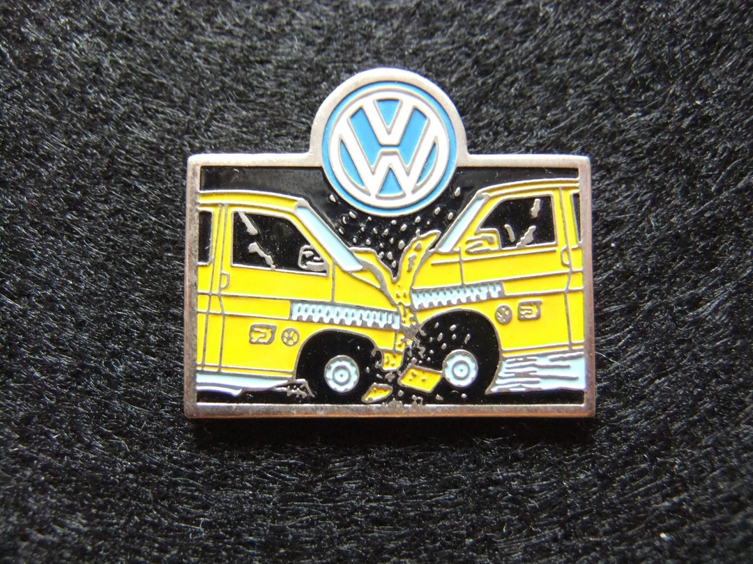 Rare PIN Pin VW Bus Crash Test, Collector, Automobile, Vehicles - Etsy UK