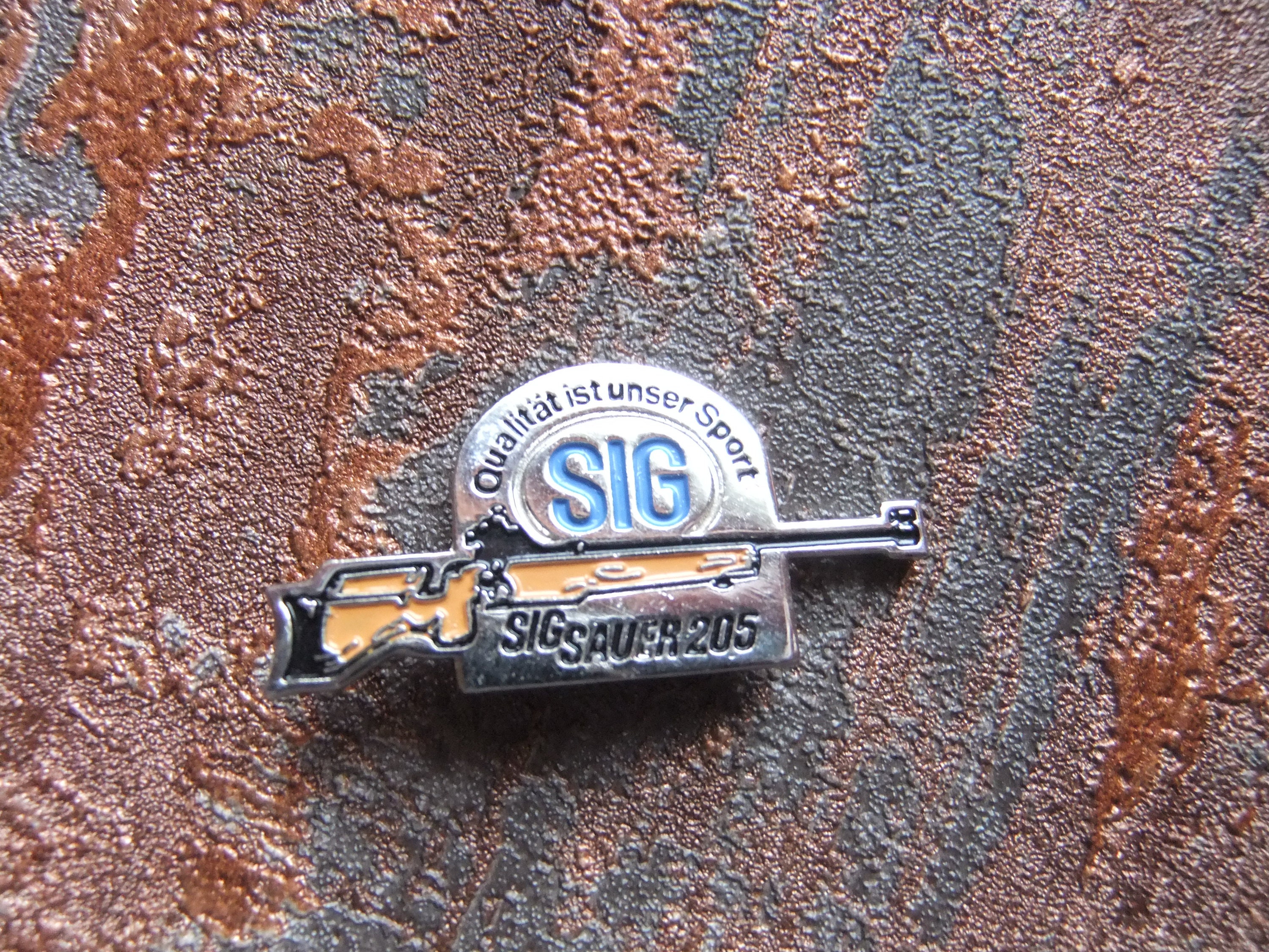SIG SAUER 205, Rifle PIN Lapel Pin Promotional Item for Shooting Sports ...