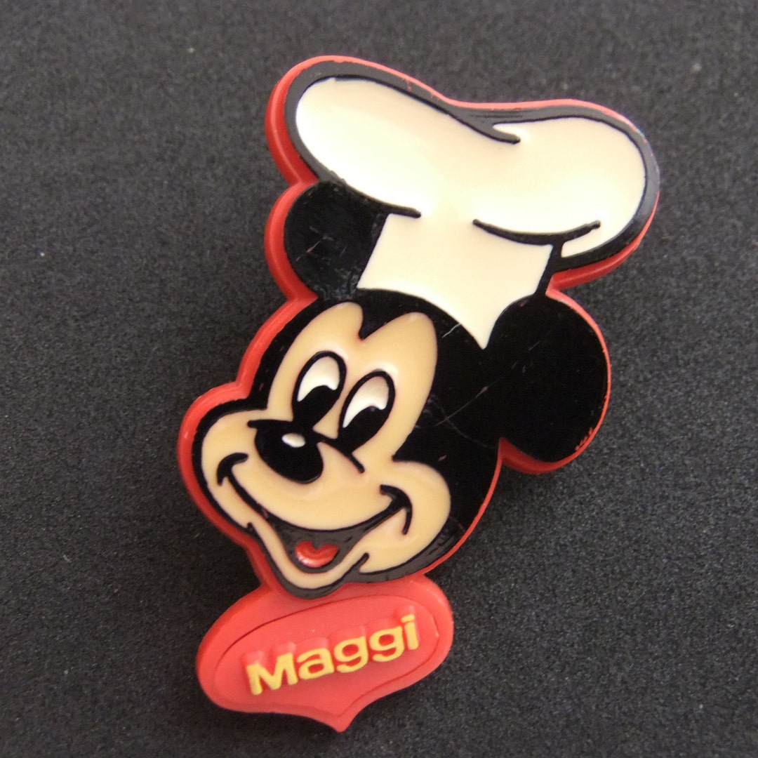 Lapel Pin Maggi Mickey Mouse Disney Rare - Etsy