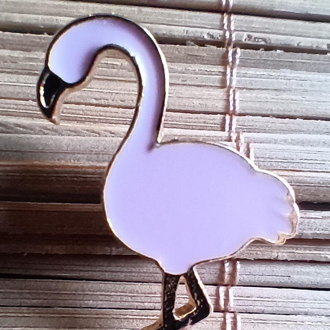 Lapel Pin PINK FLAMINGO Pink Animal Collector - Etsy