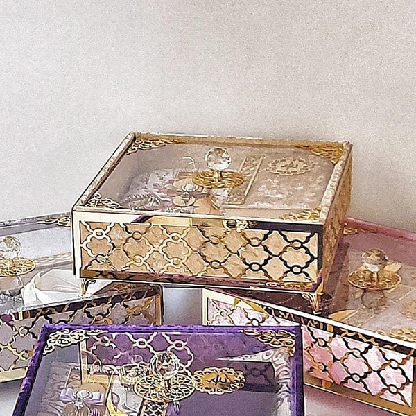 Luxury Quran Islamic Gift Wooden Box, Ramadan Gift Set for Muslim ...