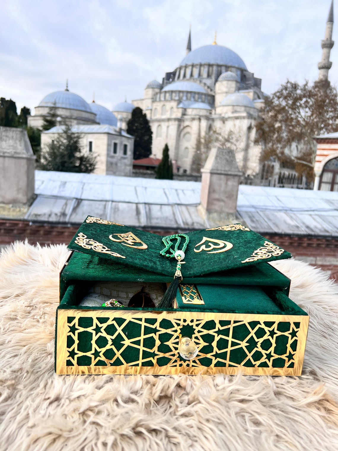 Luxury Quran Islamic Gift Wooden Box Ramadan Gift Set for - Etsy