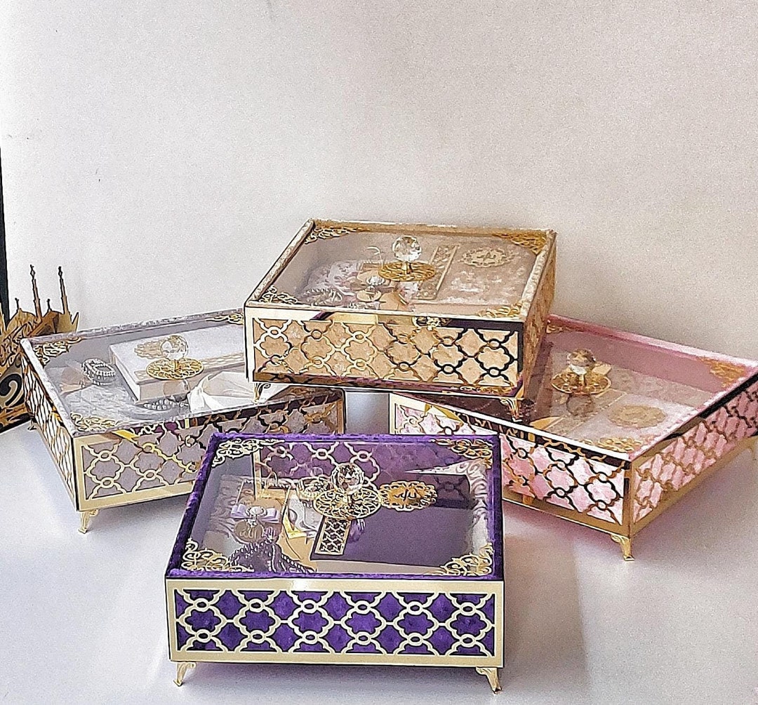 Personalized Luxury Velvet Box Set, Quran Prayer Mat Islamic Gift Set ...