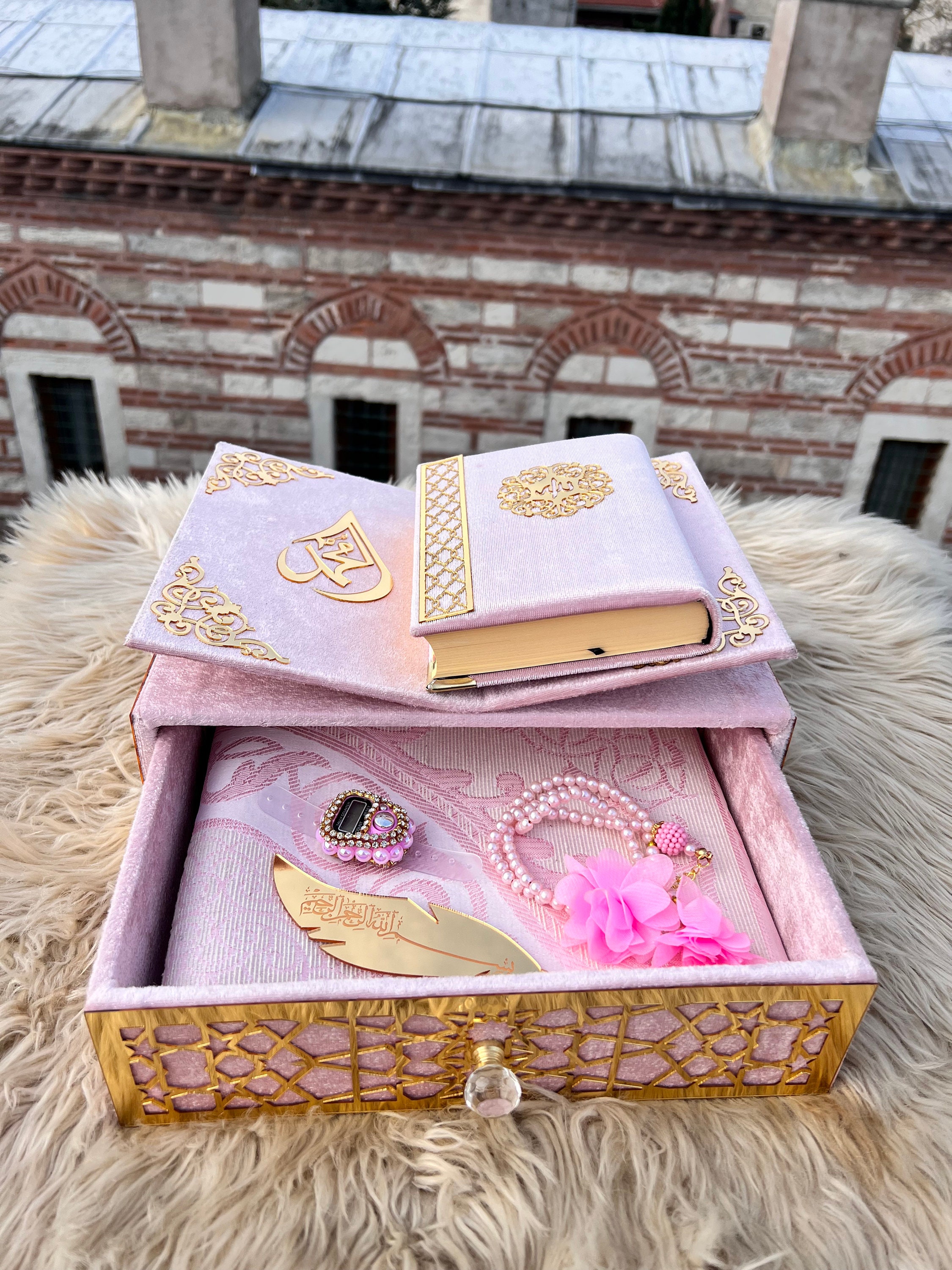 Luxury Quran Islamic Gift Wooden Box Ramadan Gift Set for - Etsy