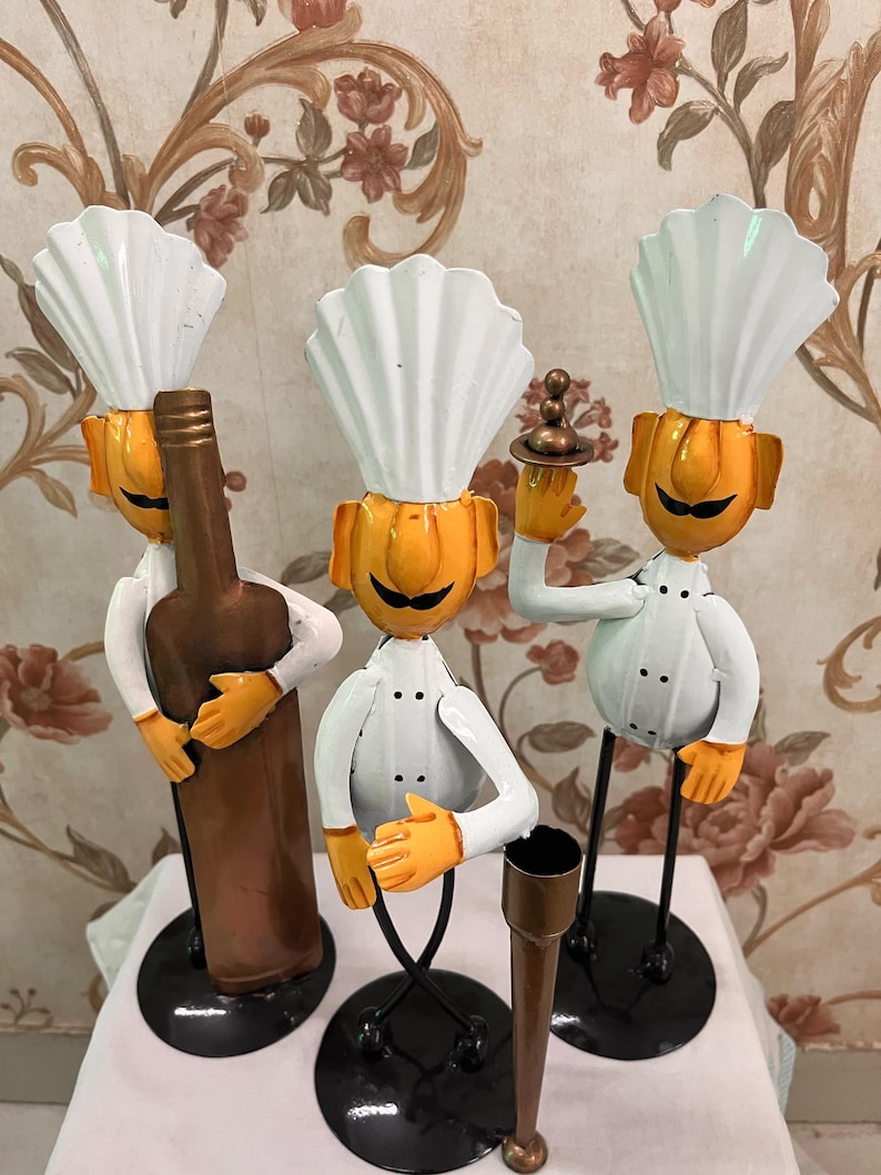 3 Chef Showpiece Set | Resin Art Showpiece | Gift for Your Chef Friend ...