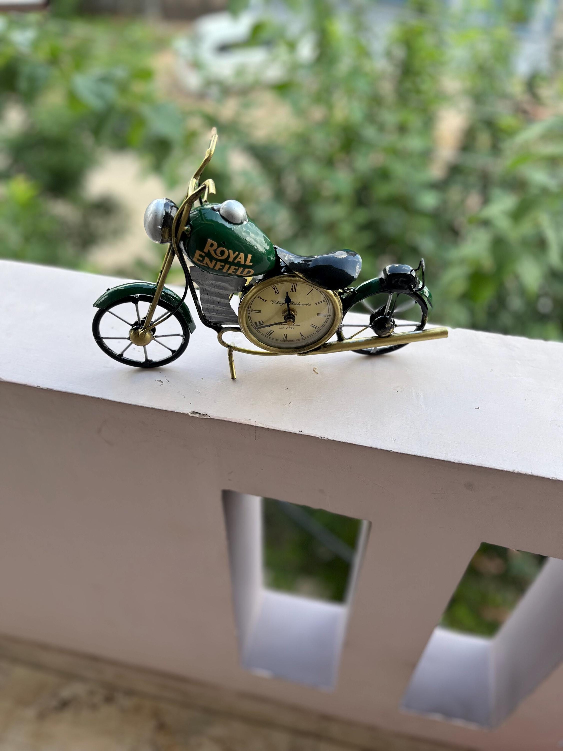 Small Iron Bike Watch - Unique Designer Decor for Bicycle Enthusiasts ...