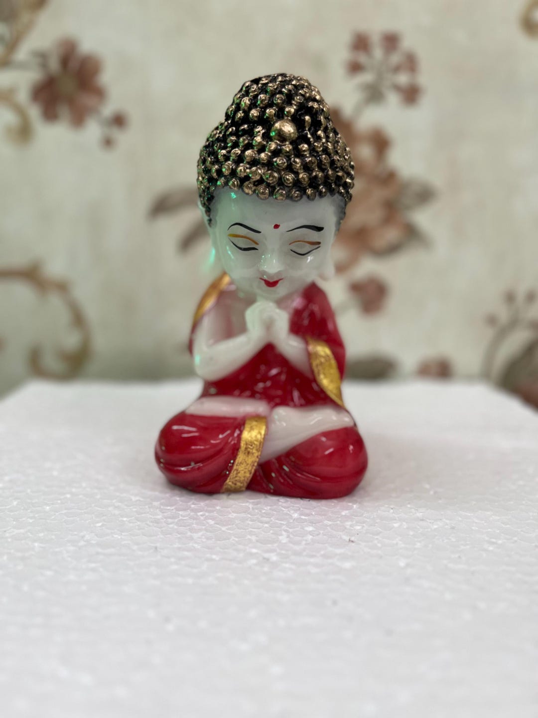 Baby Monk Statue: Whimsical Handicraft Idol for Spiritual Home Decor ...