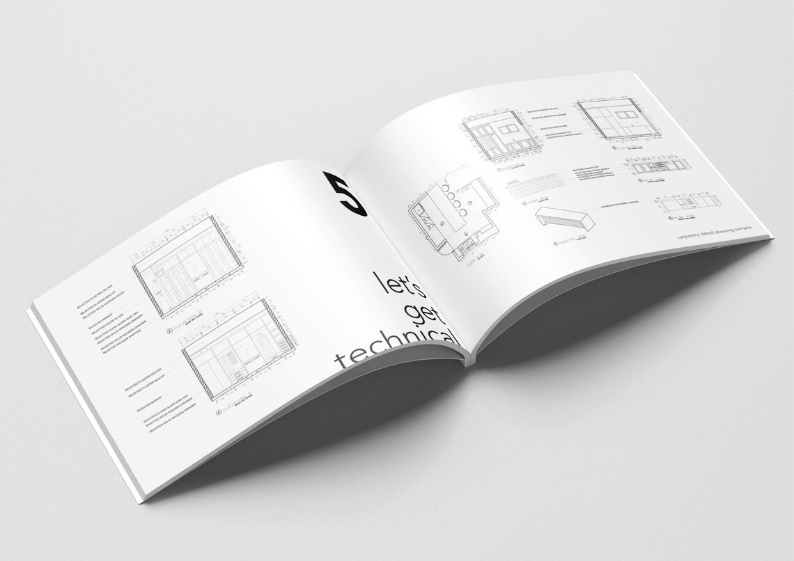 Minimalist Design Portfolio Template Bundled With CV Cover - Etsy Australia