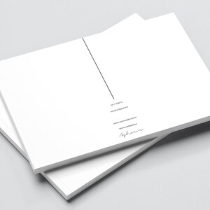 Minimalist Design Portfolio Template Bundled With CV Cover Letter A3 ...