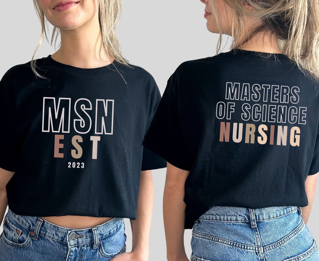 Msn Nurse Gift Personalized, Custom Boho Msn Nurse Shirt With EST, Msn ...