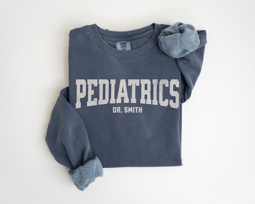 Personalized Pediatrician Doctor Gift Comfort Colors Sweater for Men ...