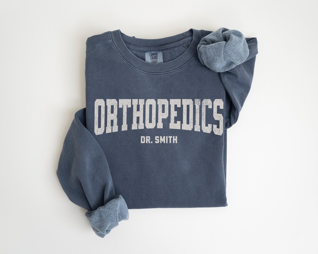 Personalized Orthopedic Doctor Gift Comfort Colors Sweater for Men and ...