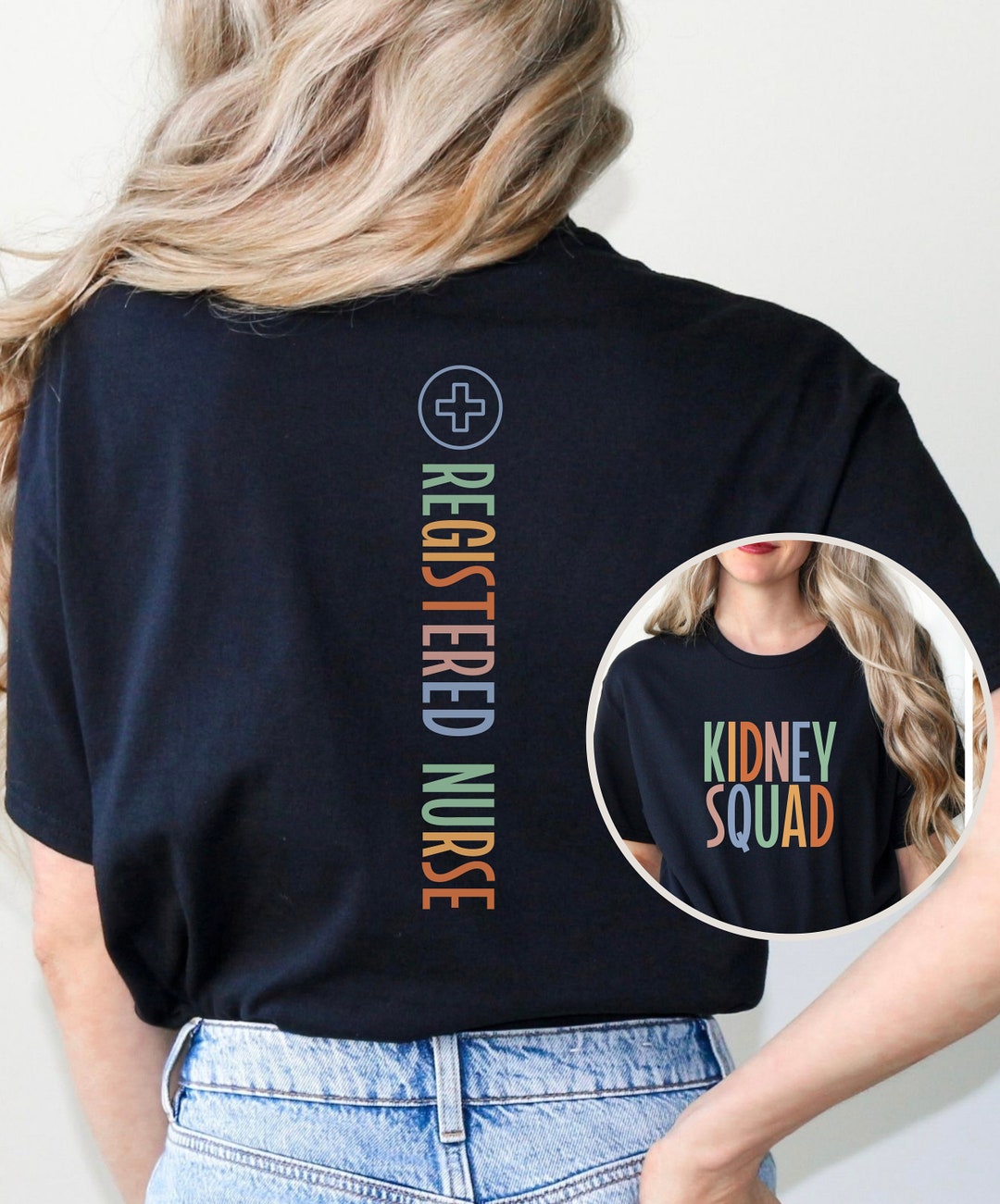 Kidney Squad Unisex Work Shirt for Registered Nurses and Dialysis Tech ...