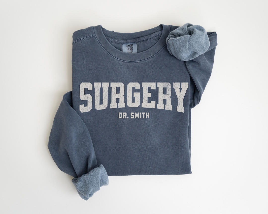Personalized Surgeon Doctor Gift Comfort Colors Sweater for Men and ...