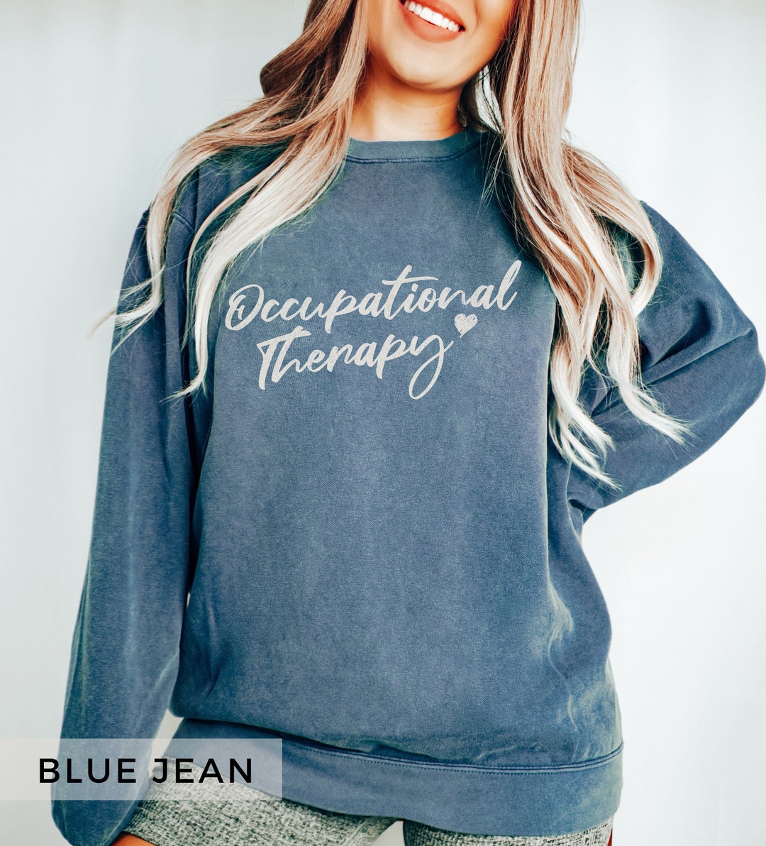 Occupational Therapy Team Comfort Colors® Sweater, OT Graduation Gift ...