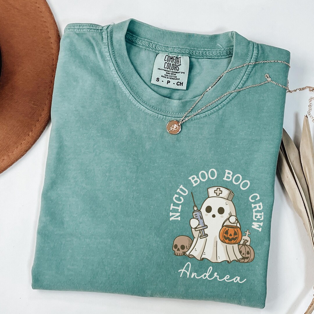 Nicu Nurse Gift Personalized Comfort Colors® Shirt for Halloween ...