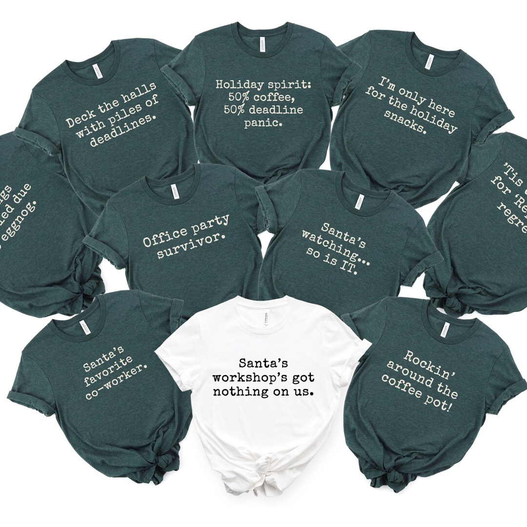 Office Christmas Crew Team Shirt, Funny Group Matching Group Christmas ...