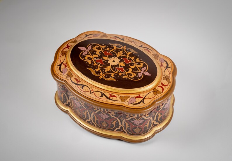 Decorative Chest Hand Painted Chest Arabic Wooden Chest - Etsy