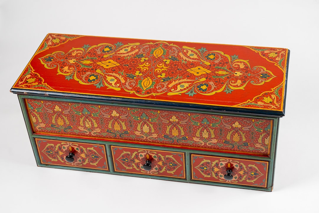 Handmade Treasure Box- Traditional Design Trunk- Decorative Chest - Etsy