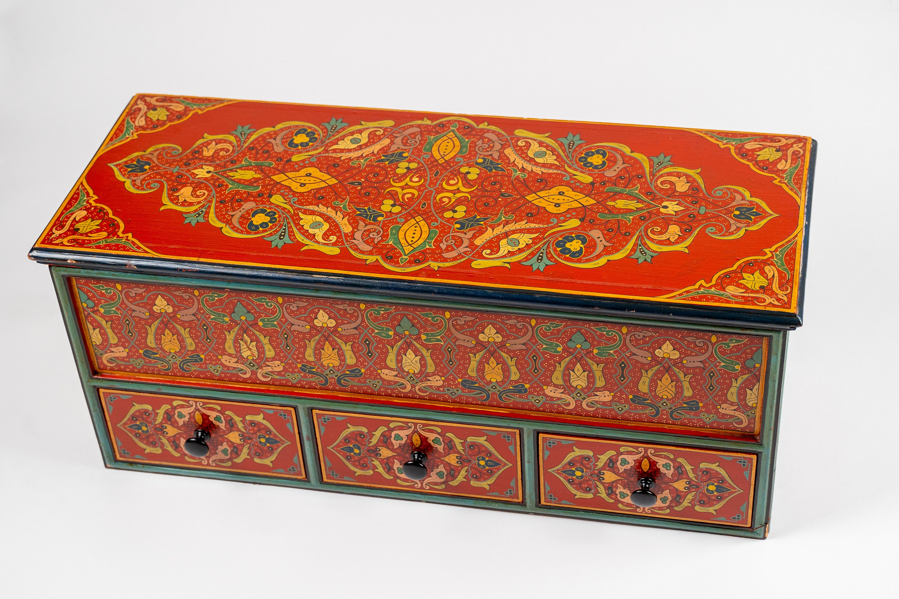 Handmade Treasure Box Traditional Design Trunk Decorative Chest - Etsy