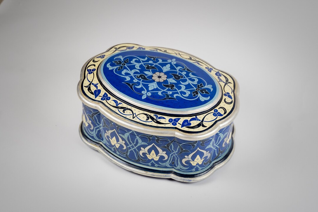 Decorative Chest- Hand Painted Chest- Arabic Wooden Chest - Etsy