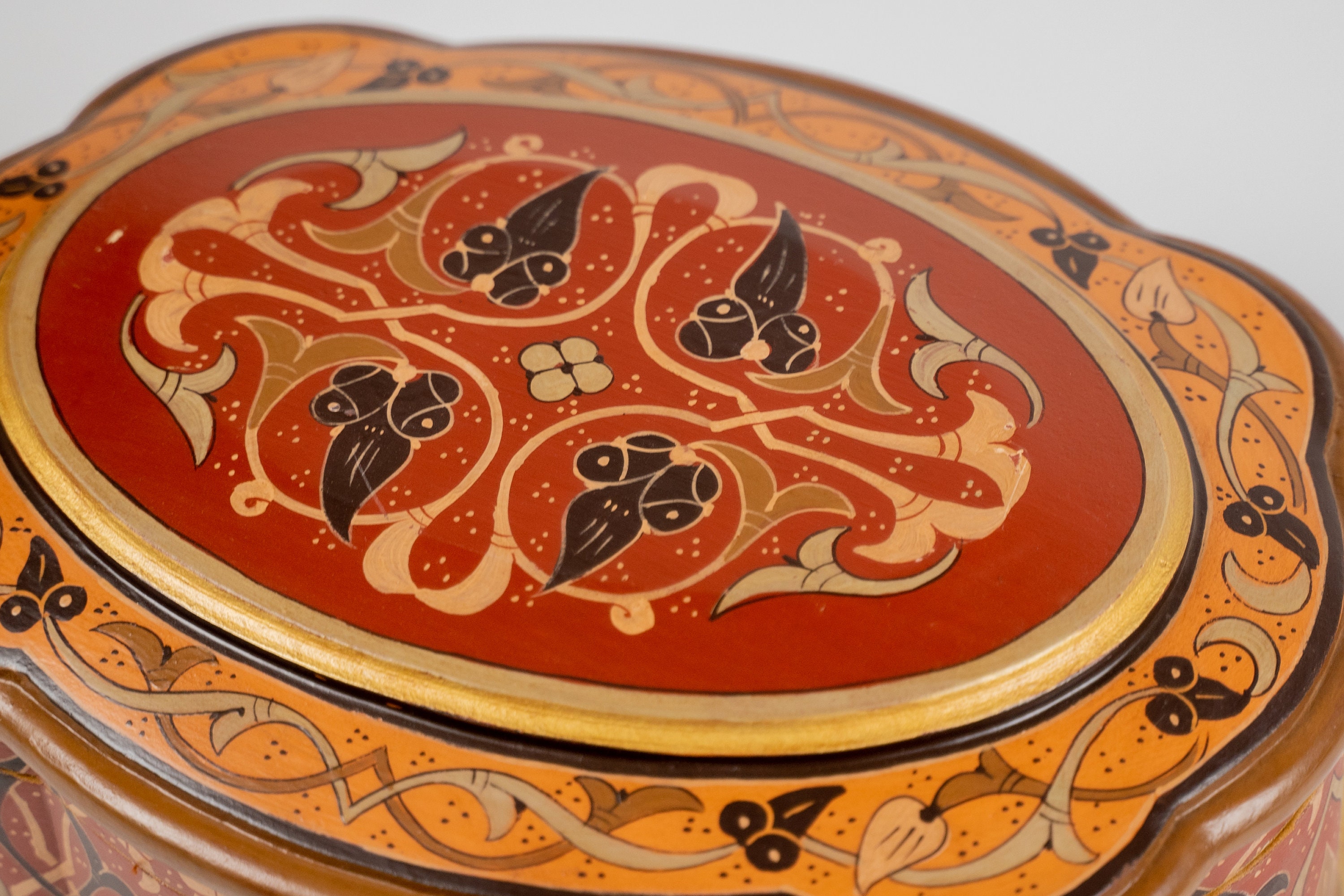 Decorative Chest- Hand Painted Chest- Arabic Wooden Chest - Etsy