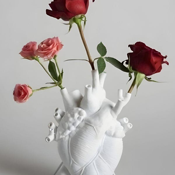 Anatomical Heart Vase - Etsy