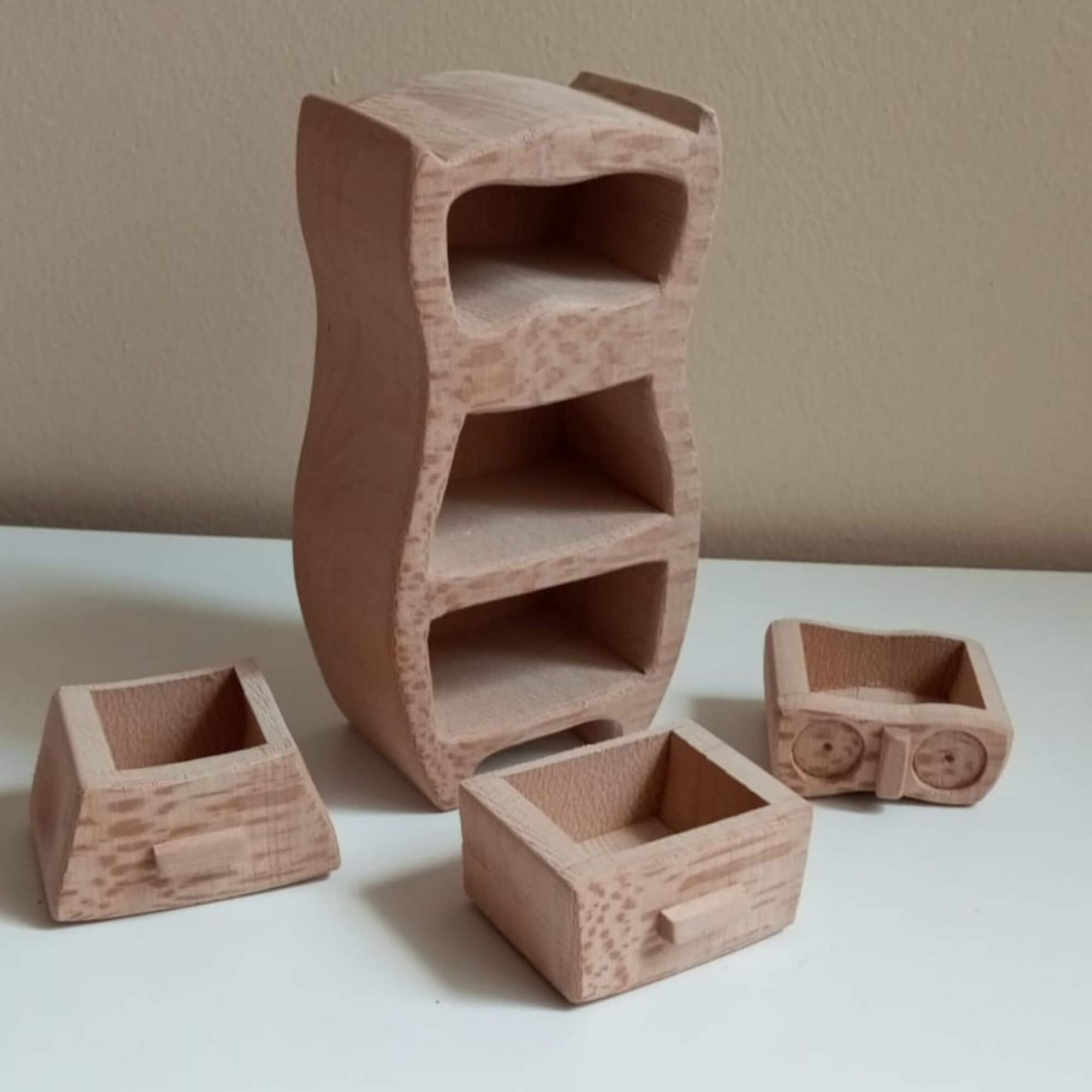 Wooden Owl Box, Natural Wood Home Décor, Eco-friendly Handmade Gift Toy ...