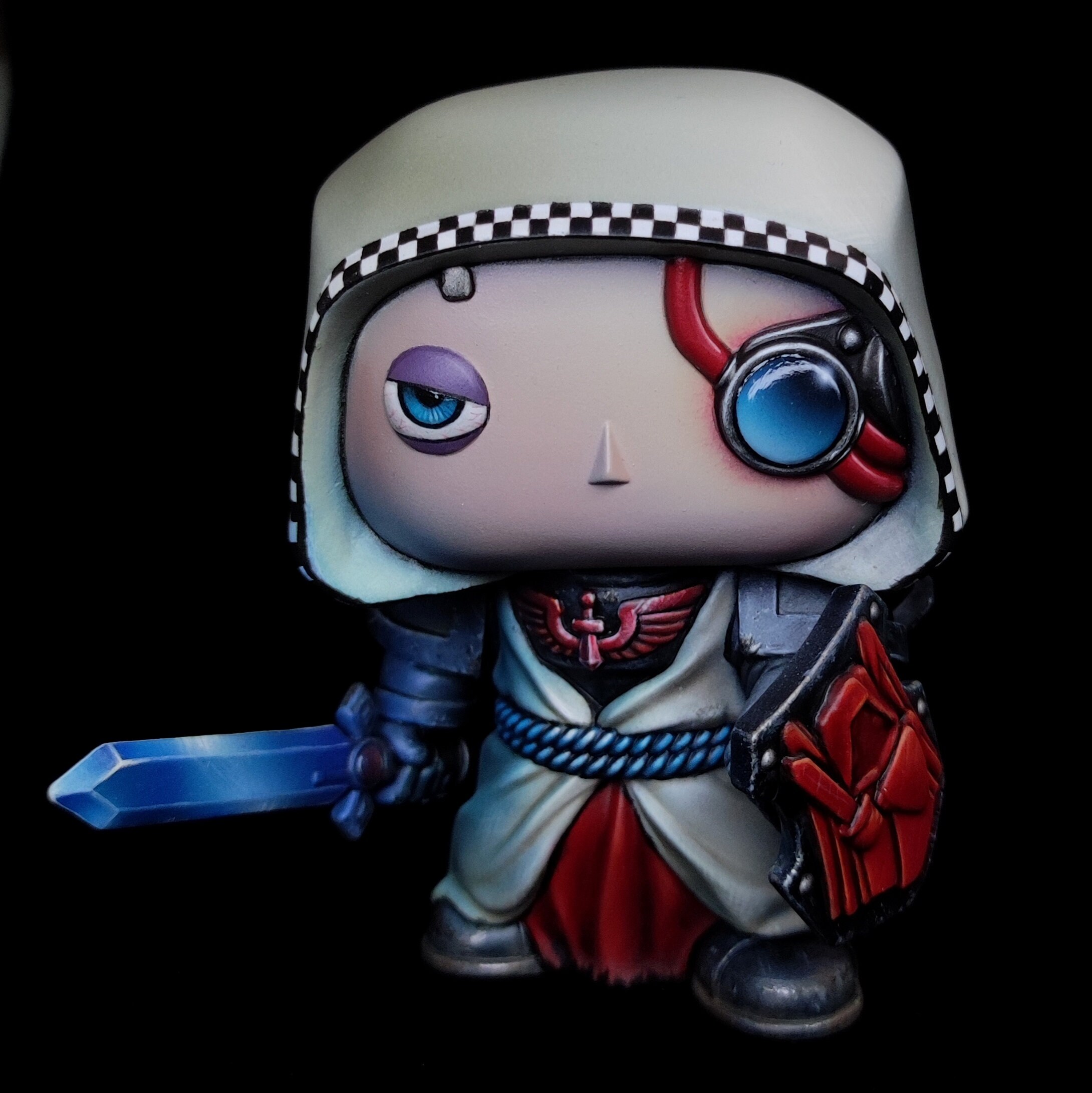 Funko Pop Repainted Repaint Hand Painted Dark Angels Veteran Space ...