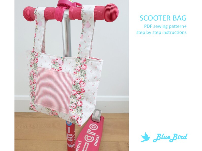 Scooter Bag PDF SEWING PATTERN With Step-by-step Instructions - Etsy
