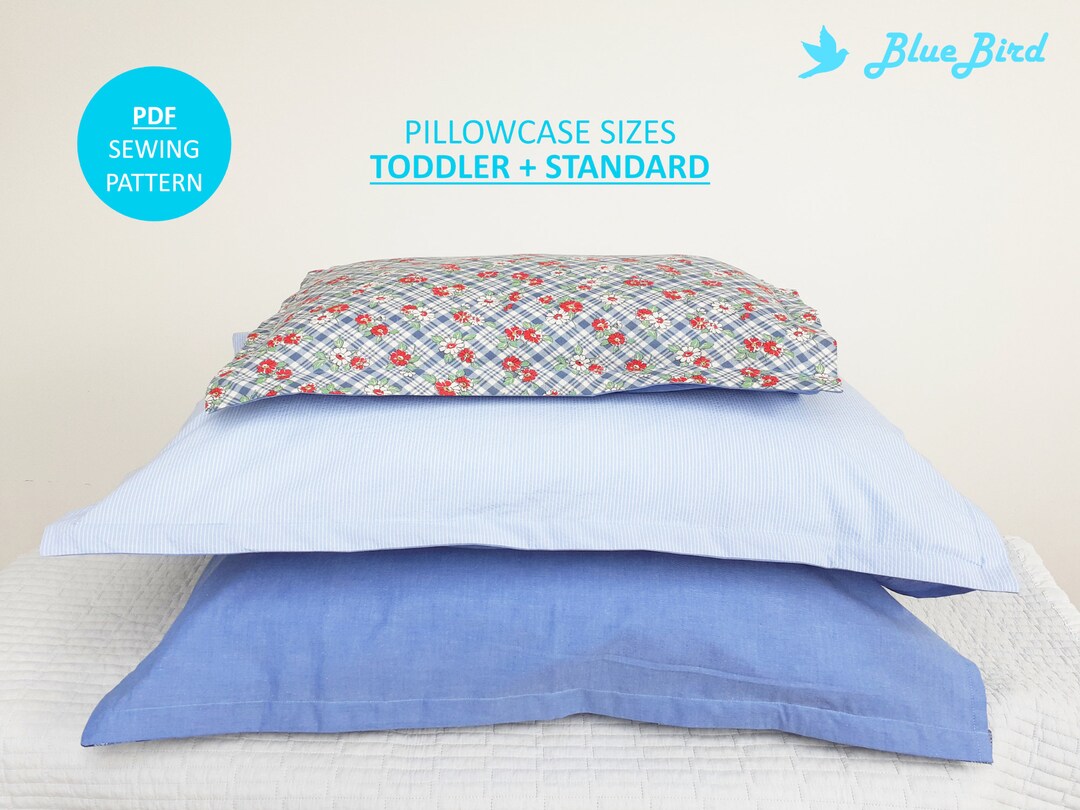 Edge Pillowcase PDF SEWING PATTERN in Standard and Toddler Sizes - Etsy
