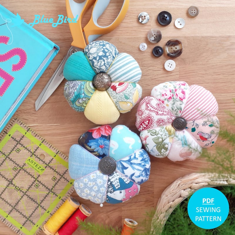 Pin Cushions Patchwork - Etsy UK