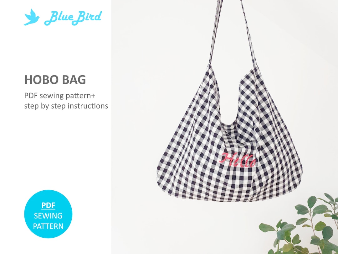 Hobo Bag PDF SEWING PATTERN With Step-by-step Instructions - Etsy