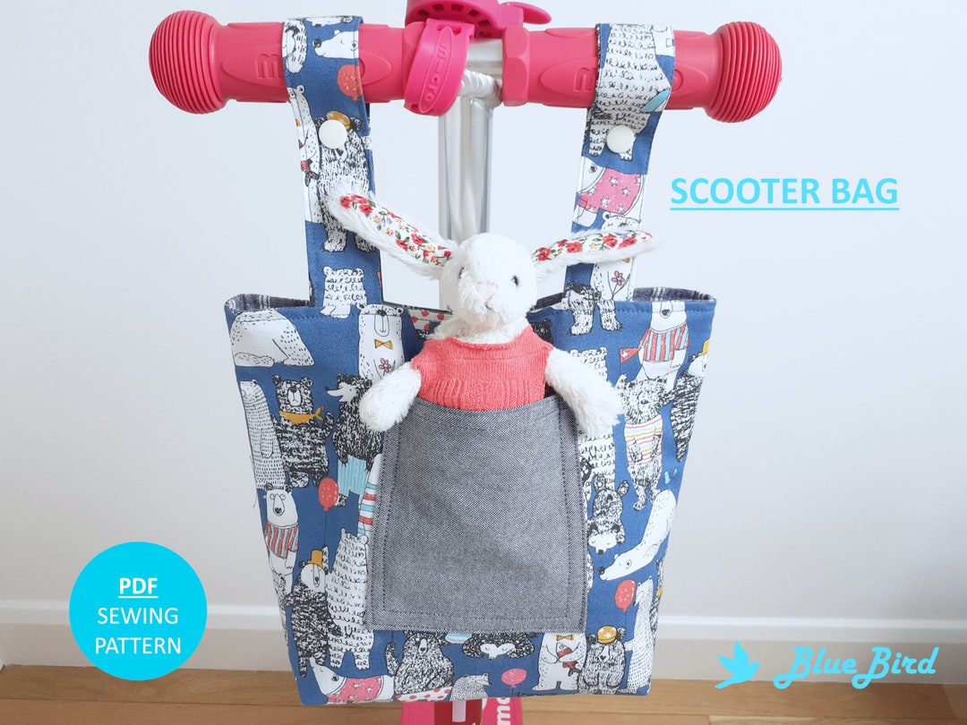 Scooter Bag PDF SEWING PATTERN With Step-by-step Instructions - Etsy