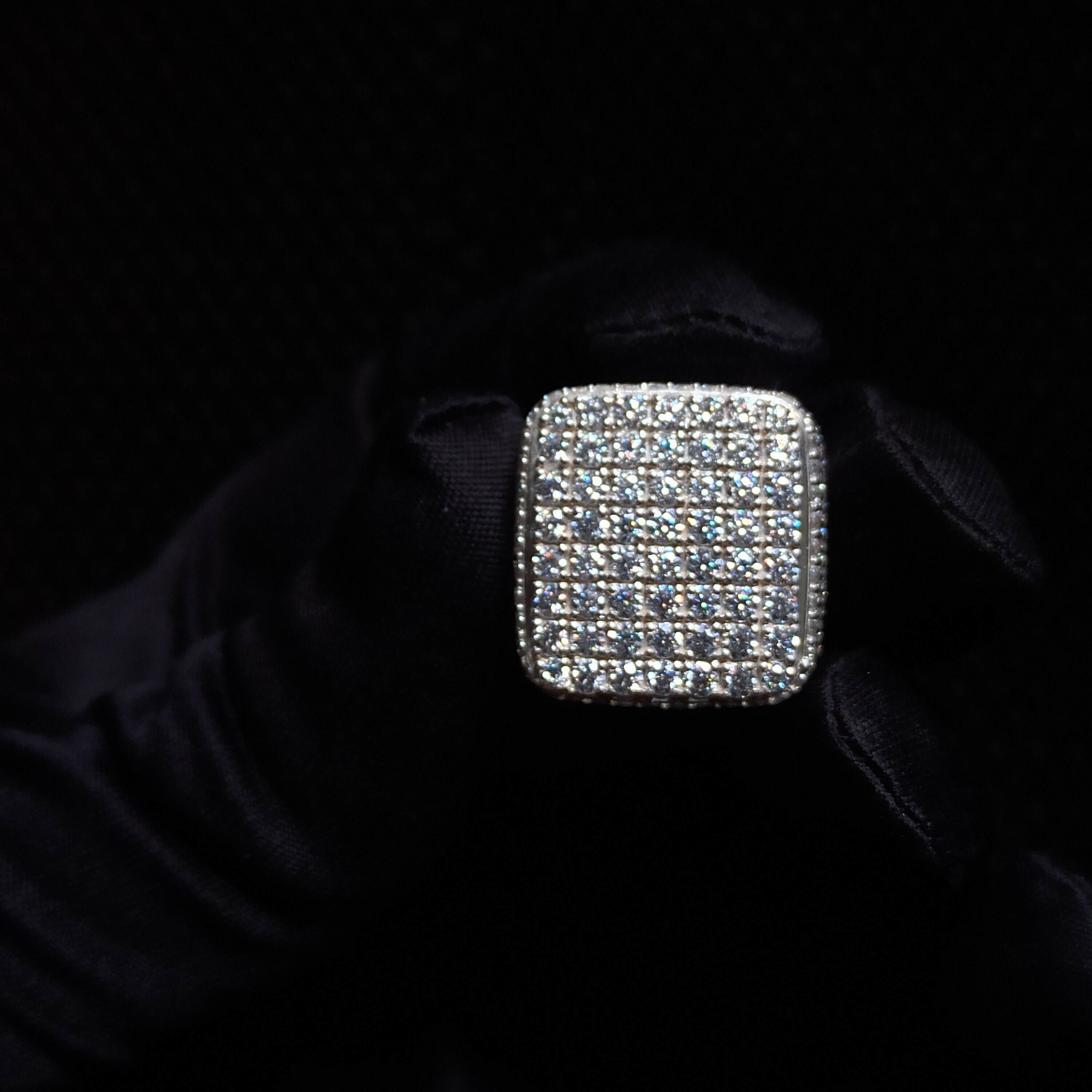 Custom Diamond Ring Hip Hop Rappers Jewelry 14K Yellow Gold - Etsy